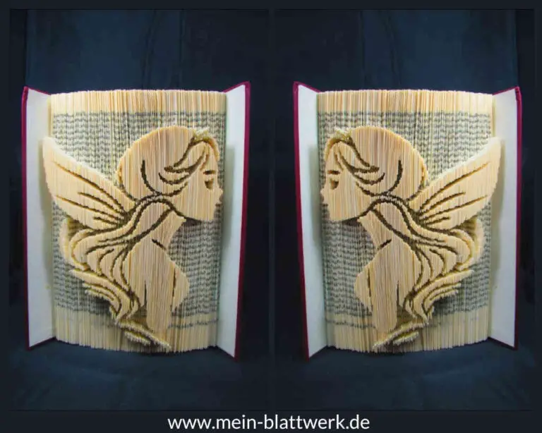 Elfen-Vorlage: Buchfalten Märchen/ Fantasy - mein-blattwerk